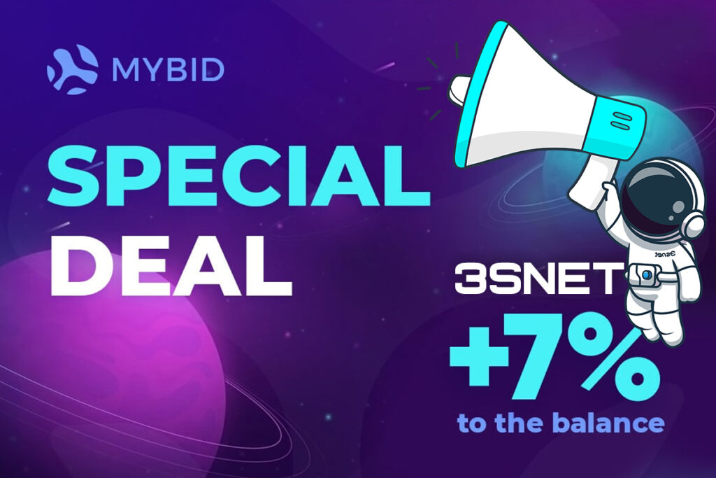 Промокод от MyBid – 3SNET